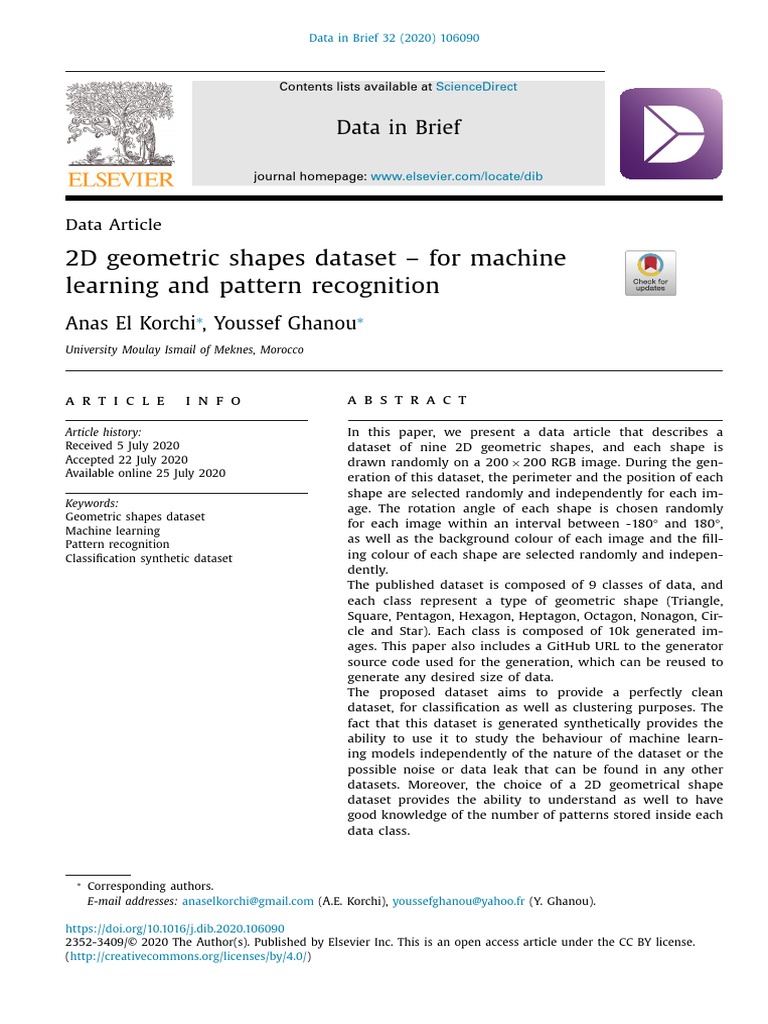 2D Geometric Shapes Dataset - For Machine Learning and Patte - 2020 ...
