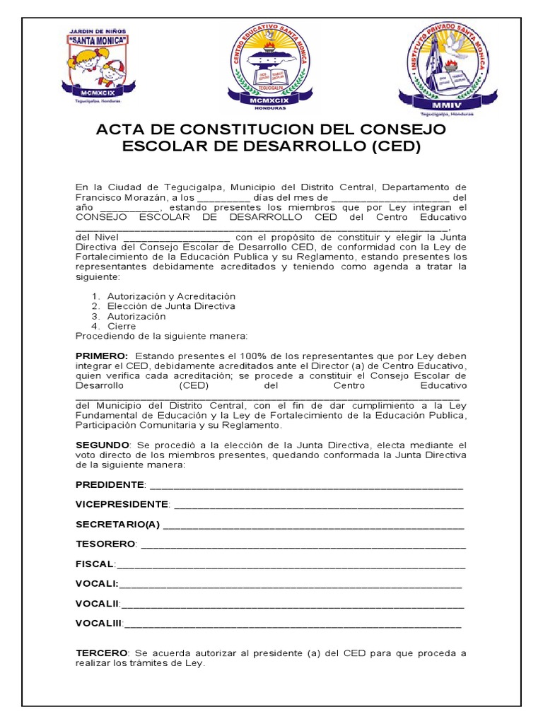 Formato Acta Ced | PDF