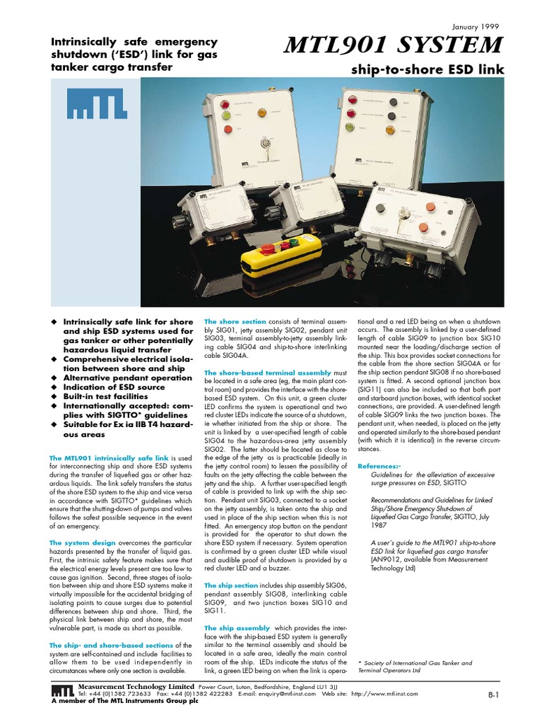 MTL 901 System | PDF | Ac Power Plugs And Sockets | Manufactured Goods