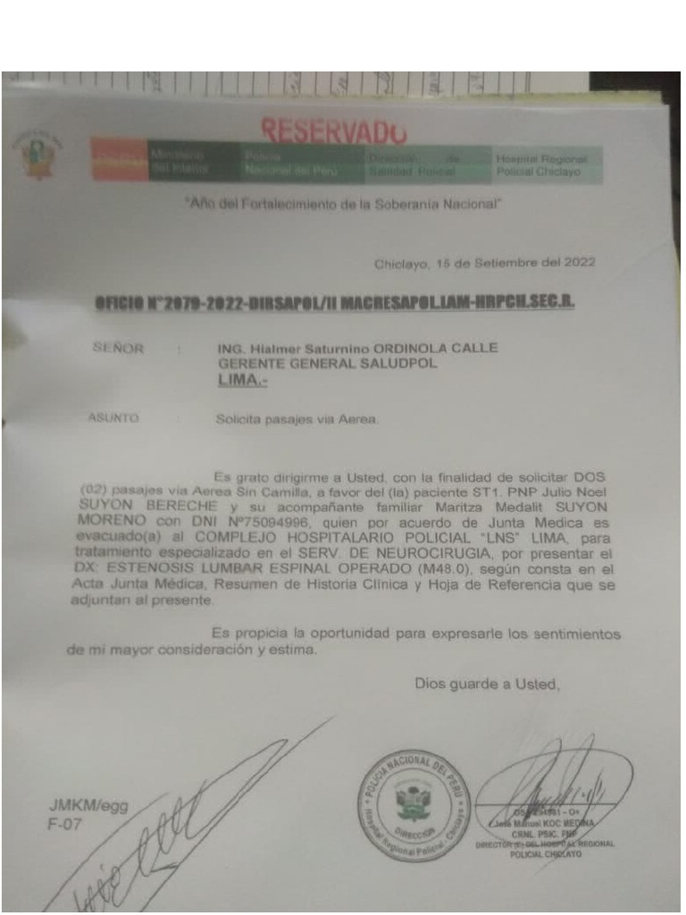 Oficio - Maritza | PDF