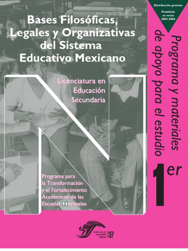 Bases Filosóficas del Sistema Educativo | PDF | Educación primaria | México