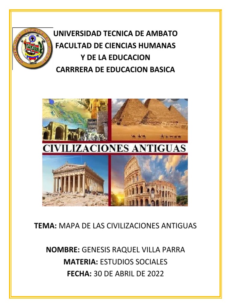 Mapa de Civilizaciones Antiguas | PDF