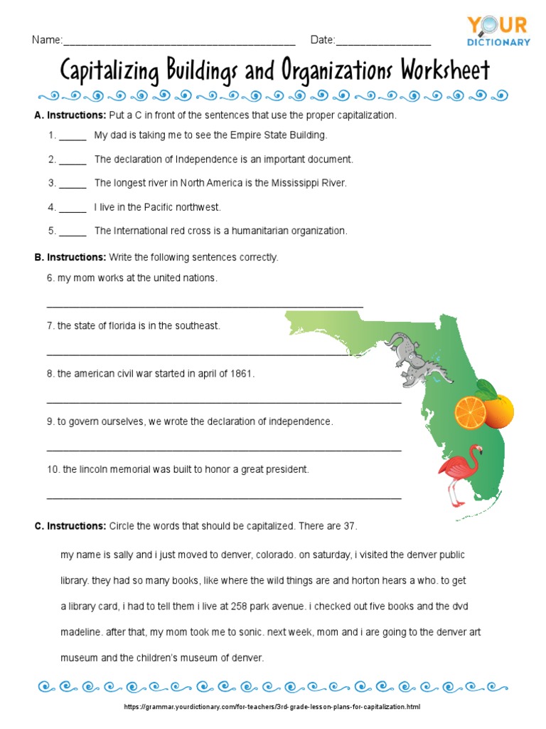 Capitalizing Buildings Organizations Worksheet | PDF