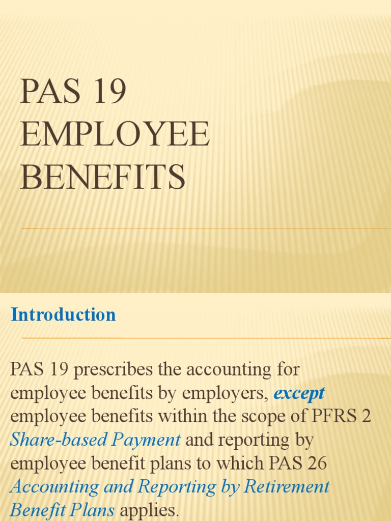 Pas 19 | Download Free PDF | Defined Benefit Pension Plan | Pension