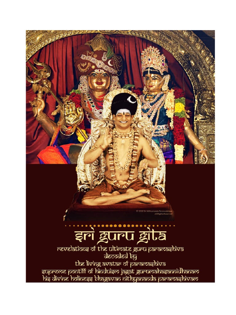 Sri Guru Gita | PDF | Bhagavad Gita | Guru