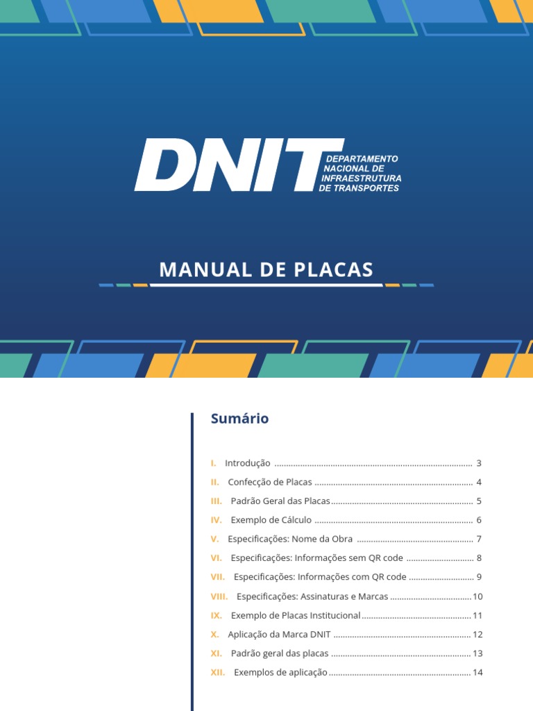 Manual de Placas DNIT | PDF | Modelo de cores RGB | Cor