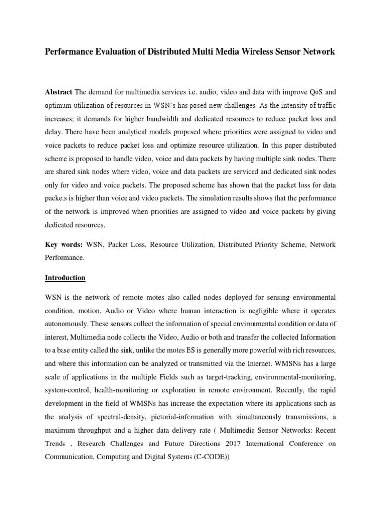 04sep2018113552 - Performance Evaluation of Distributed Multi Media ... 04sep2018113552 - Performance Evaluation of Distributed Multi Media ...