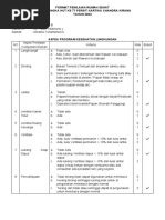 Form Penilaian Lomba Kebersihan Lingkungan | PDF | Griya & Taman