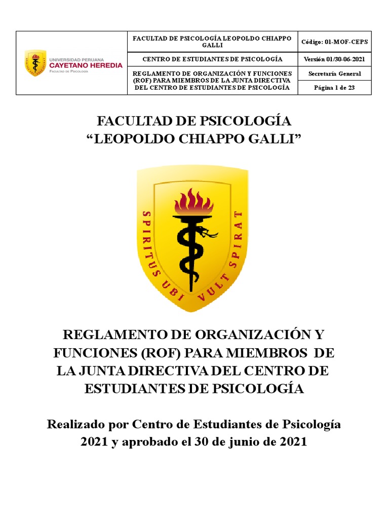 Organización y Funcionamiento Al Upch | PDF | Regulación | Votación