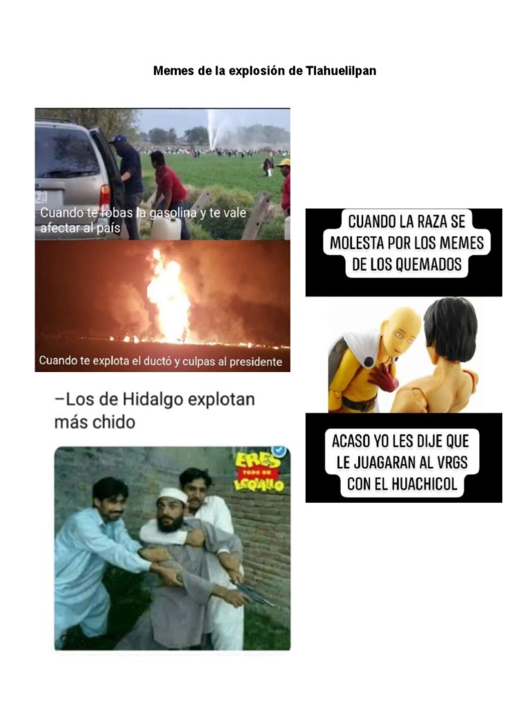 Memes de La Explosión de Tlahuelilpan | PDF