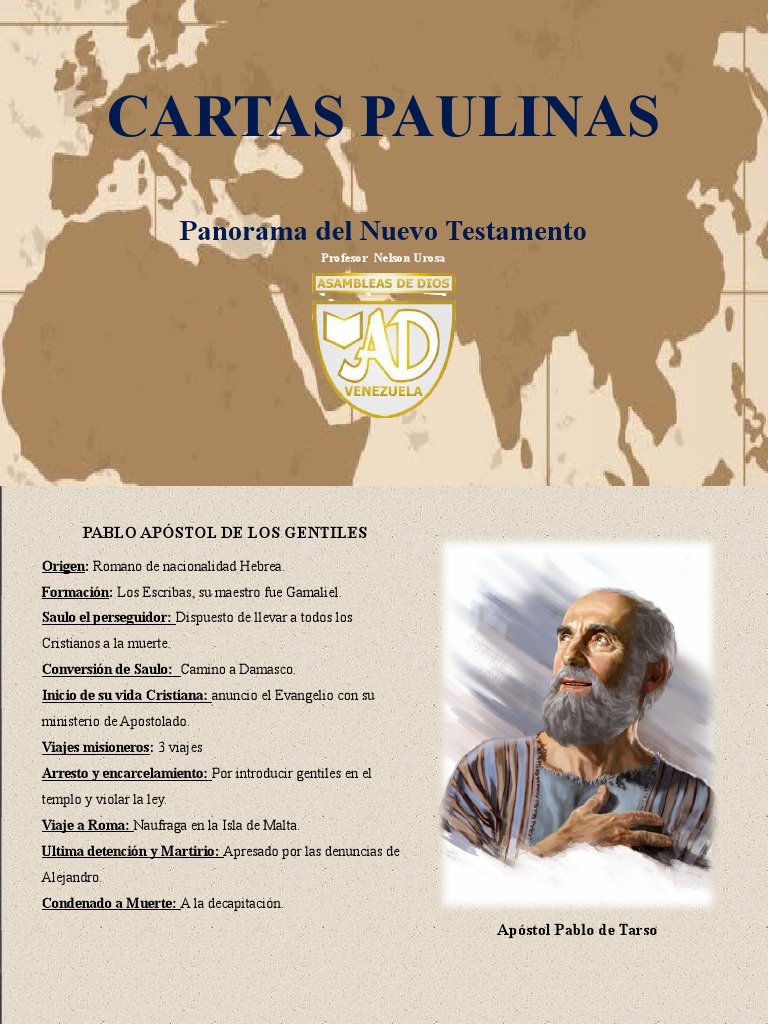 Encarcelamiento del Apóstol Pablo | PDF | Pablo el apóstol | Epístola a ...