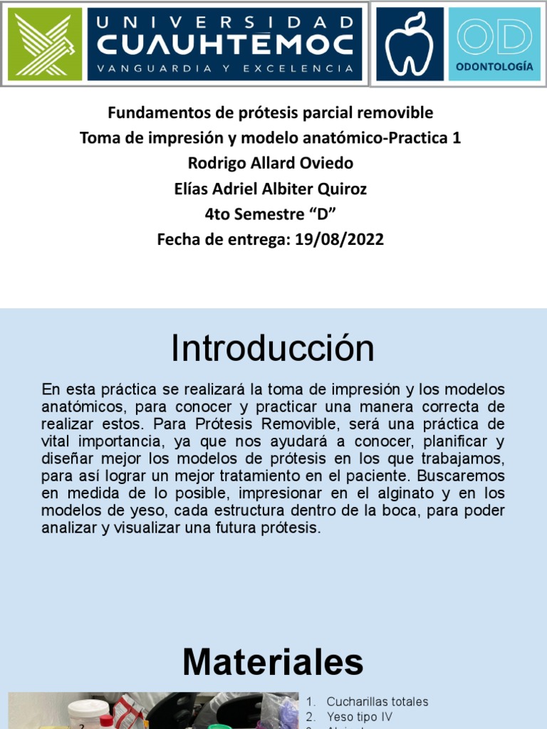 Practica 1 PPR | PDF | Dentadura postiza