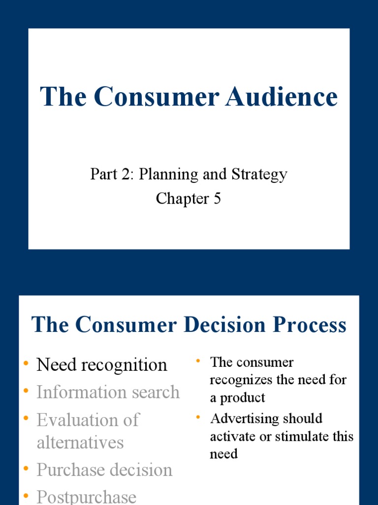 Chapter 5 - The Consumer As Audience | PDF | Consumer Behaviour | Marketing