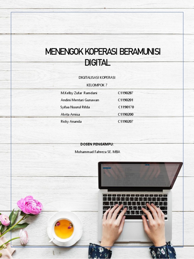 Kelompok 7 Digitalisasi Koperasi - Uts | PDF | Bisnis | Pengelolaan Keuangan & Uang
