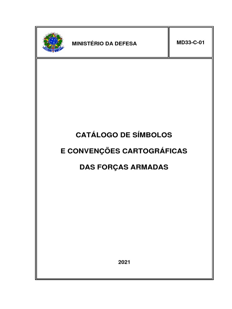MD 33 C 01 Catalogo de Simbolos e Convencoes Fa 1 D 2021 | PDF | Submarinos | Militar