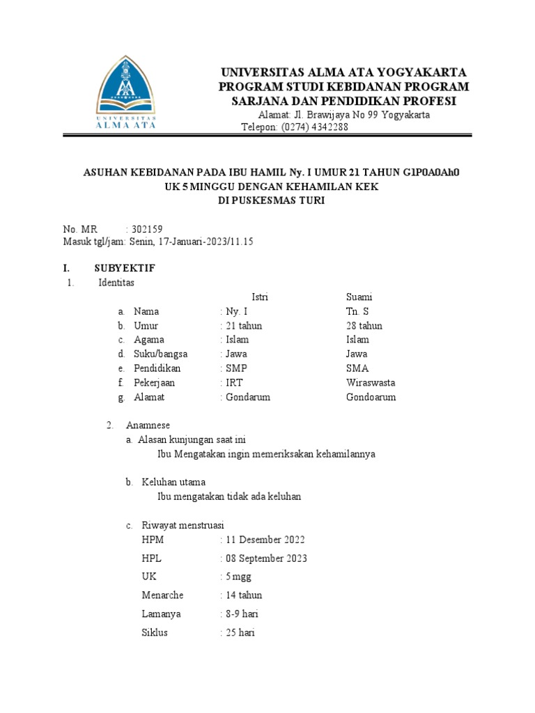 Askeb Anc TM 1 Patologi | PDF