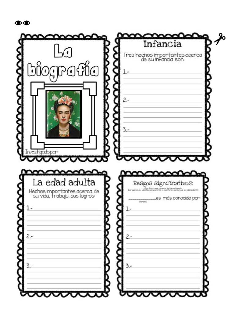La Vida De Frida Kahlo Biografia Pdf