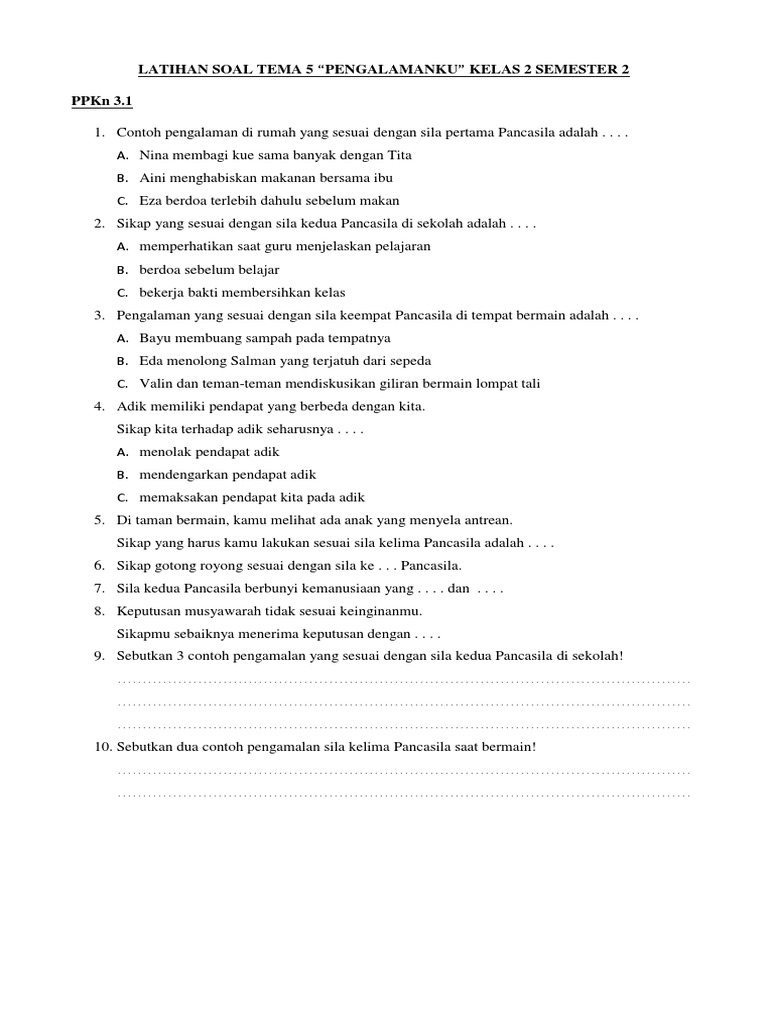 Lat Soal Tema5 | PDF
