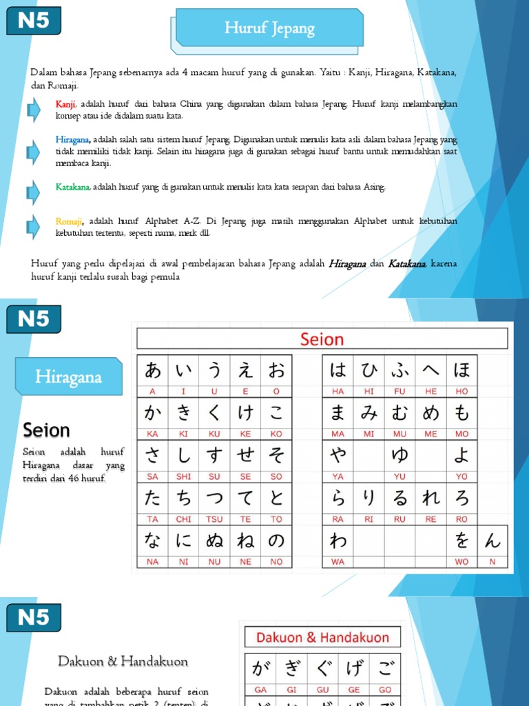 Huruf Jepang | PDF