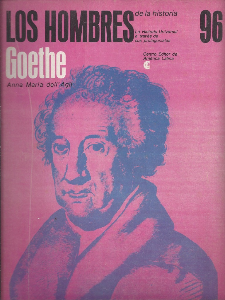 096 Los Hombres de La Historia Goethe A Dell Agli CEAL 1970 | PDF