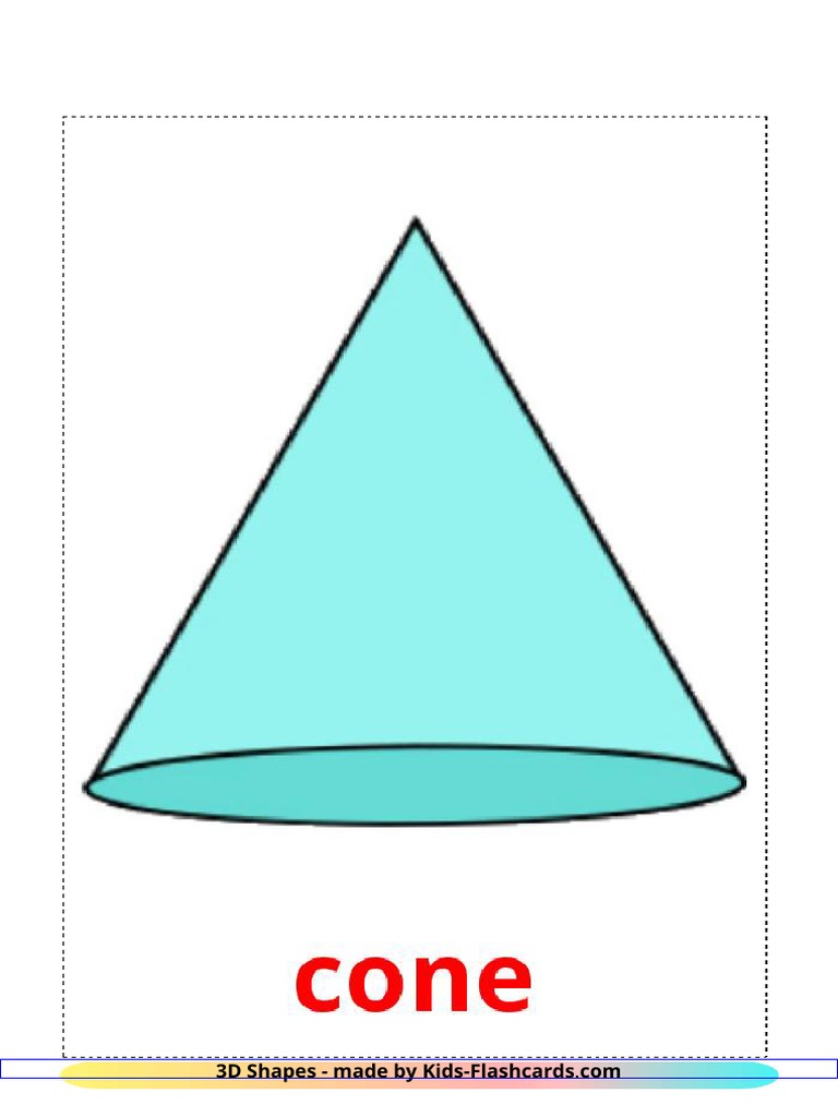 3d Shapes 1 A4 | PDF