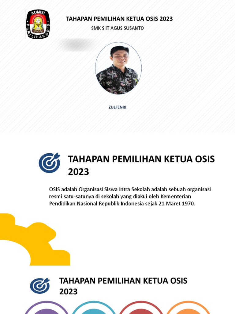 Tahapan Pemilihan Ketua OSIS 2023 | PDF