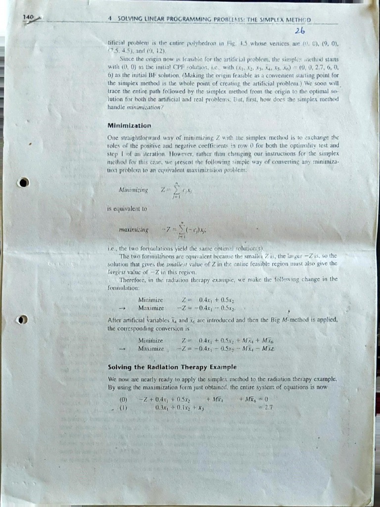 Solving Linear Programming Problems The Simplex Method Pdf Linear Programming Algebra