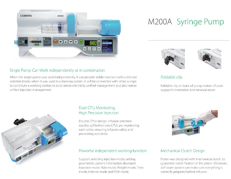 Brochures Syringe Pump M200A | PDF