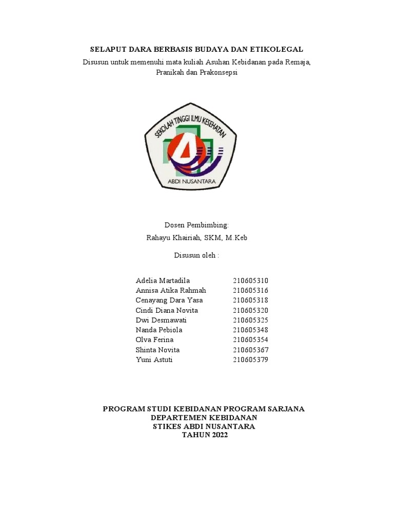 Kel 1 - Selaput Dara Berbasis Budaya Dan Etikolegal | PDF