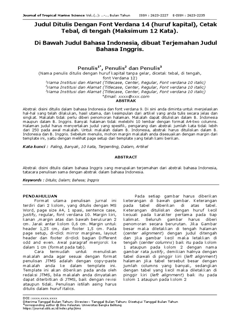 JTMS Template 2020 | PDF