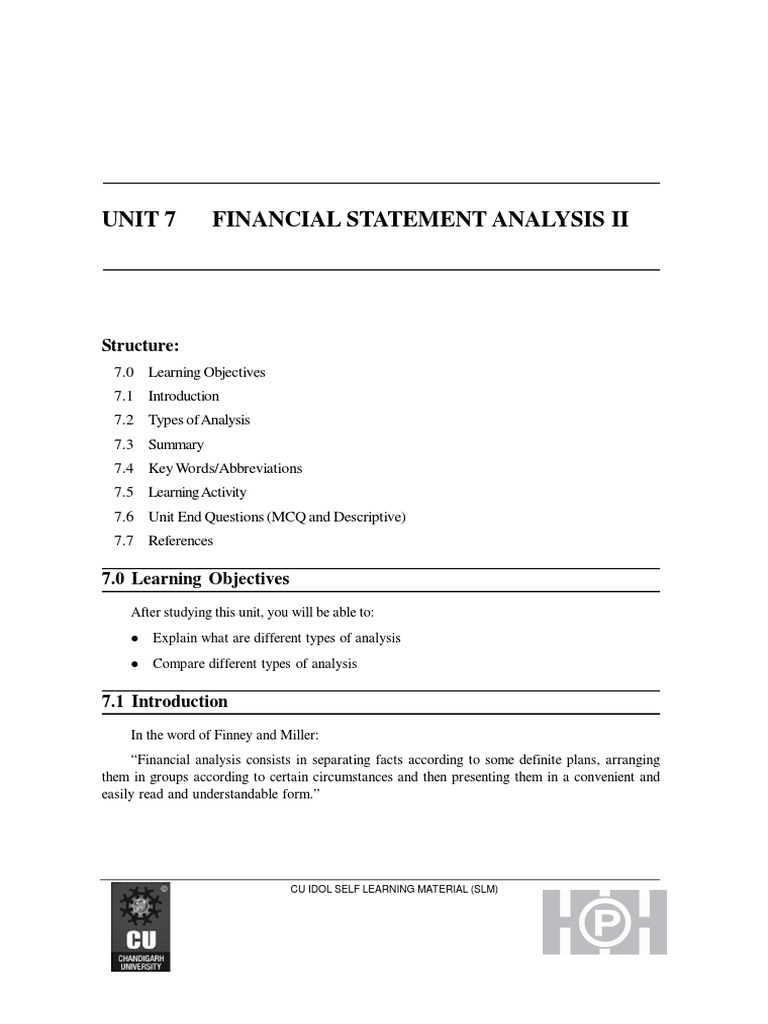 Financial Statement Analysis Ii | PDF