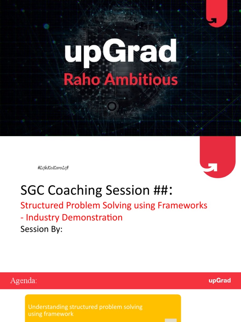 Week 38 BA Session 5 Structured Problem Solving Using Frameworks | PDF ...