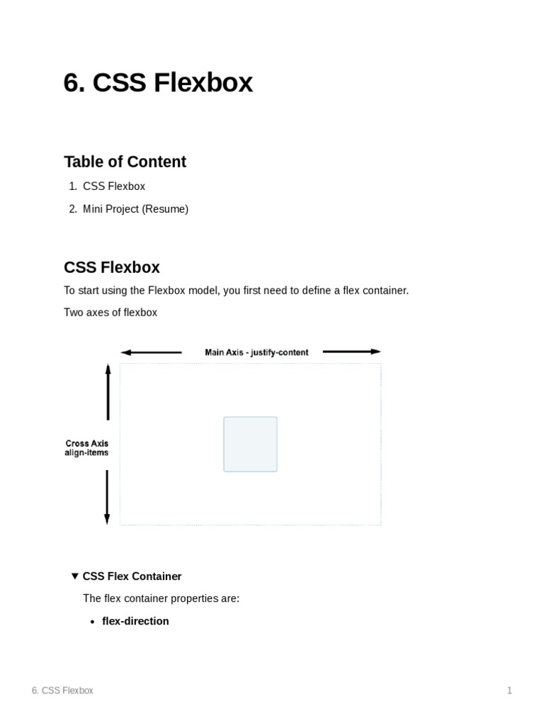 Css Flexbox | PDF | Computing | World Wide Web Consortium Standards
