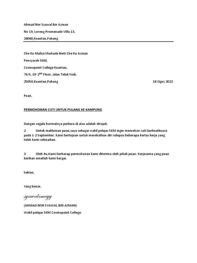 Ahmad Nor Syawal Bin Azman | PDF