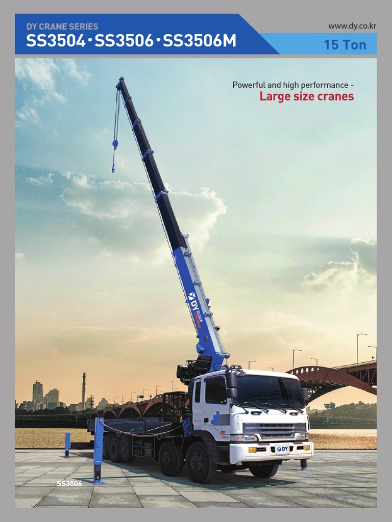 DY Crane SS3506 Specifications | PDF | Crane (Machine) | Motor Vehicle