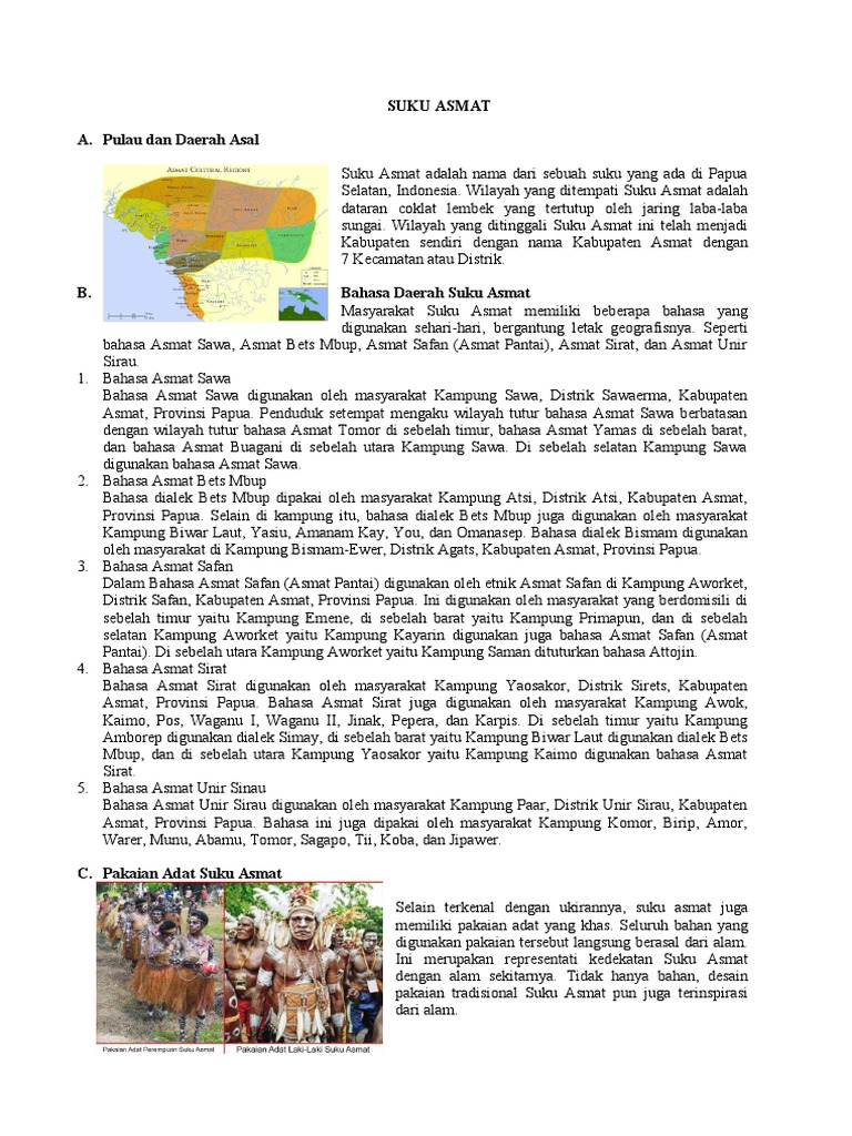 Suku Asmat | PDF