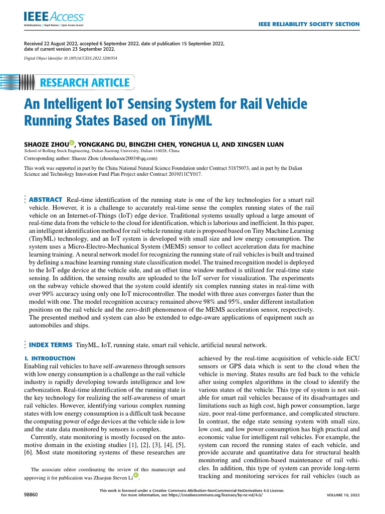 An Intelligent IoT Sensing System for Rail Vehicle Running States ...