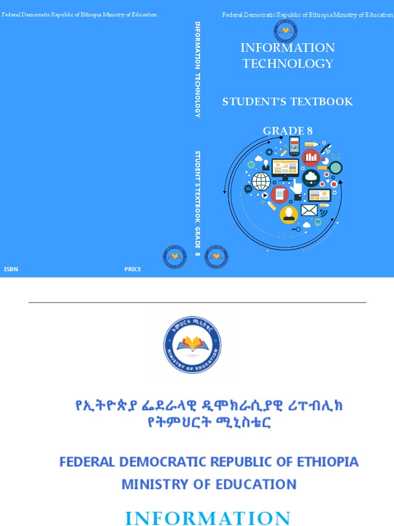 IT Grade 8 Student's Textbook | PDF | Computer Data Storage | Compact Disc