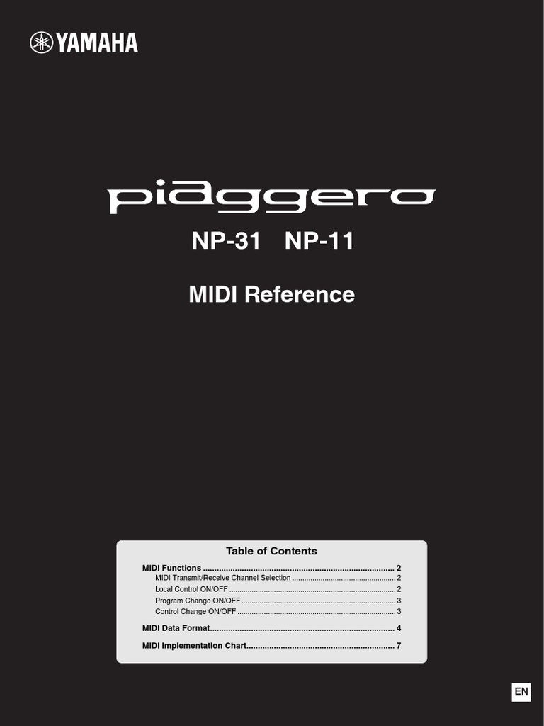 MIDI Reference | PDF | Electronic Music | Music Production