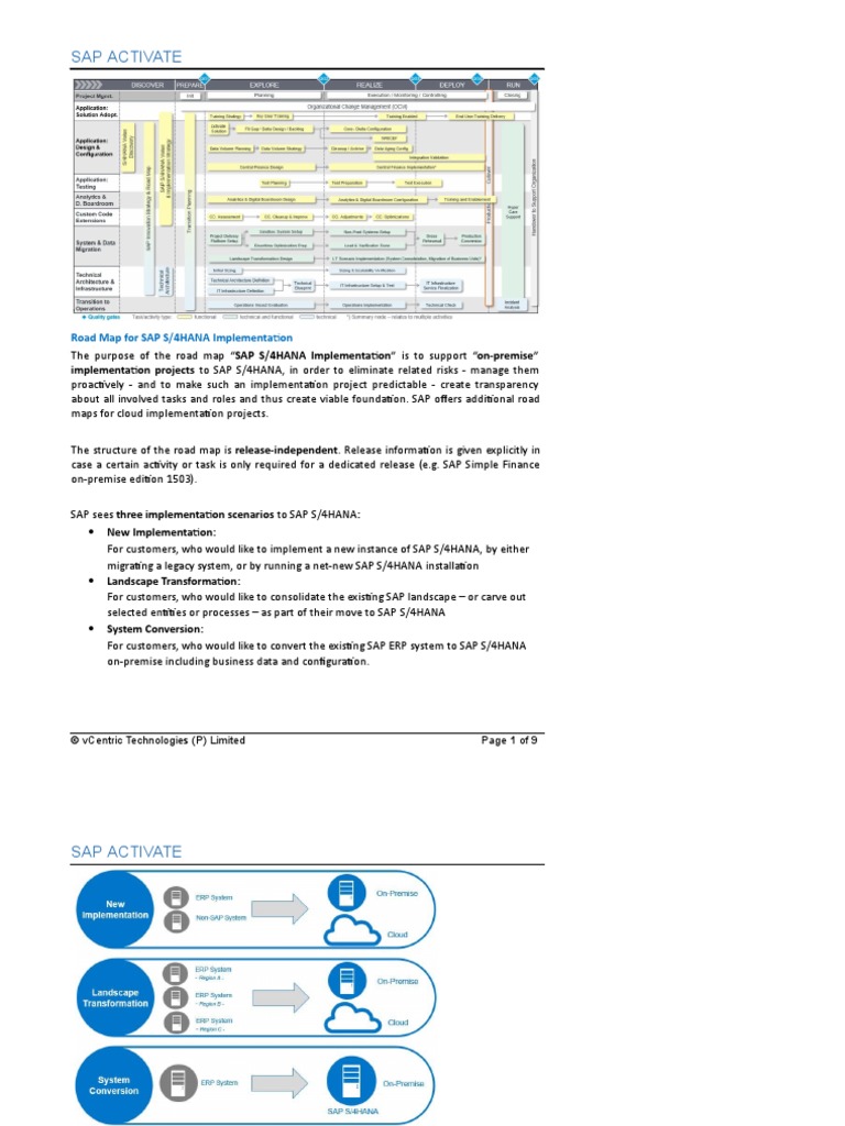Sap Activate And Fit Gap Pdf Analytics Cloud Computing