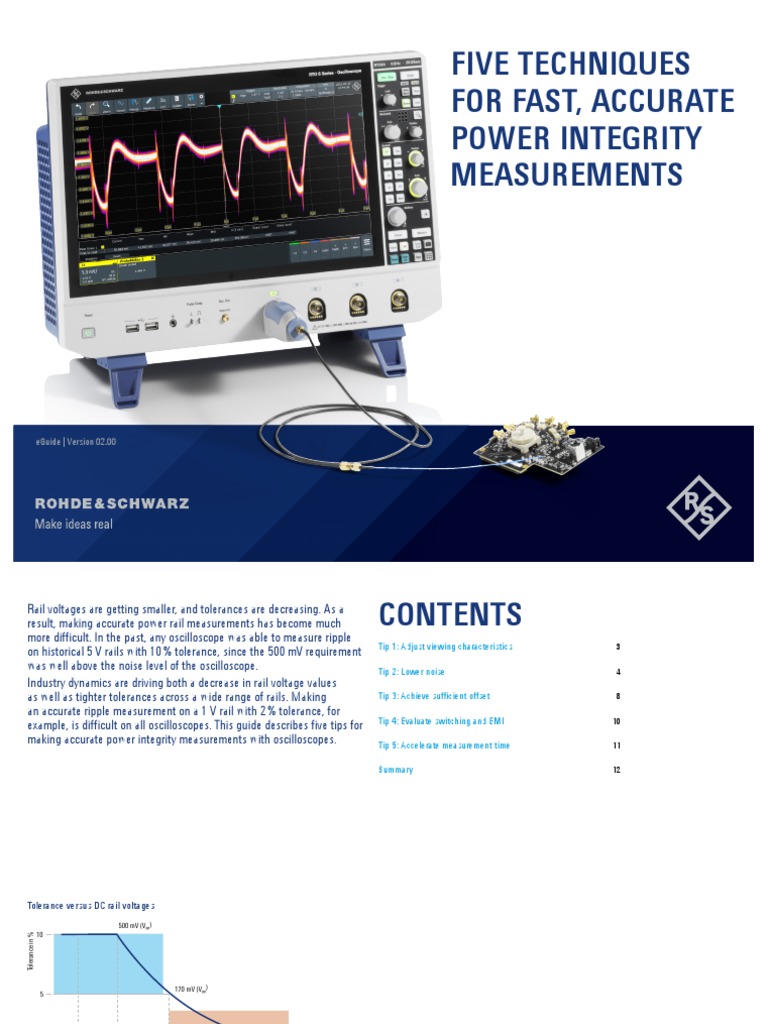 5 Techniques For Fast Accurate Power Integrity Measurements | PDF ...