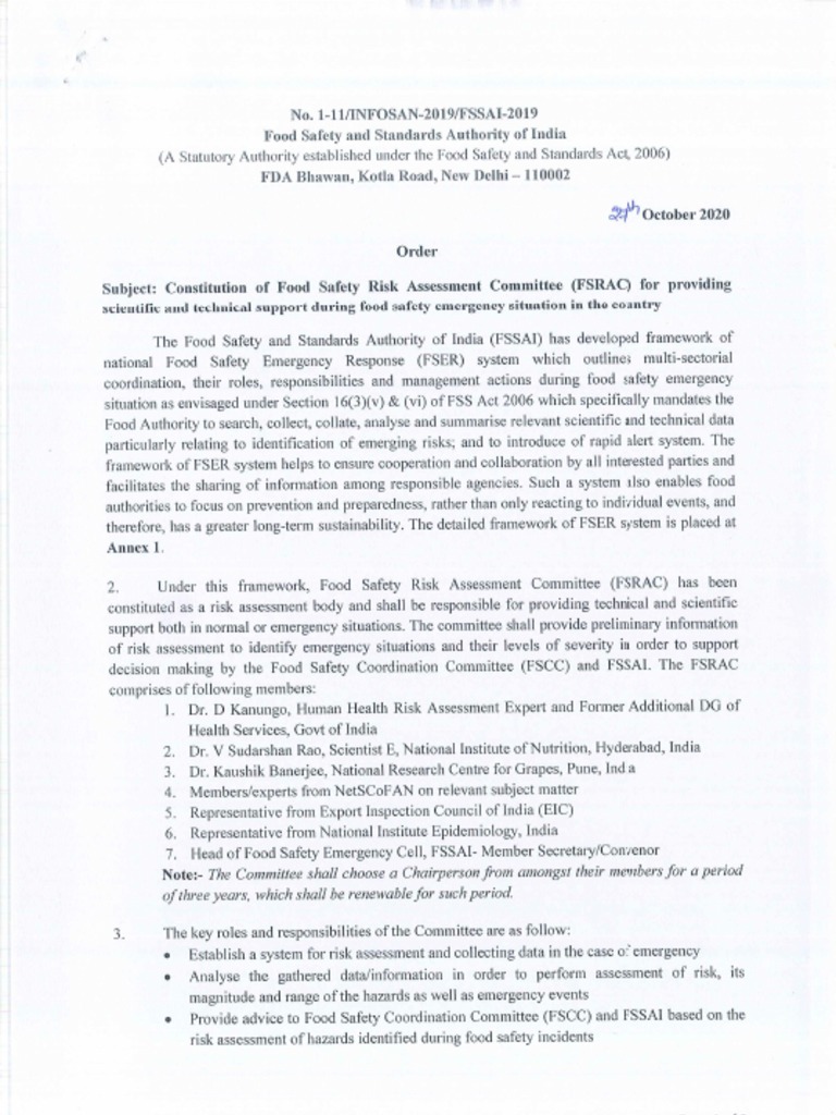 Emergency Preparedness | Download Free PDF | Food Safety | Emergency ...