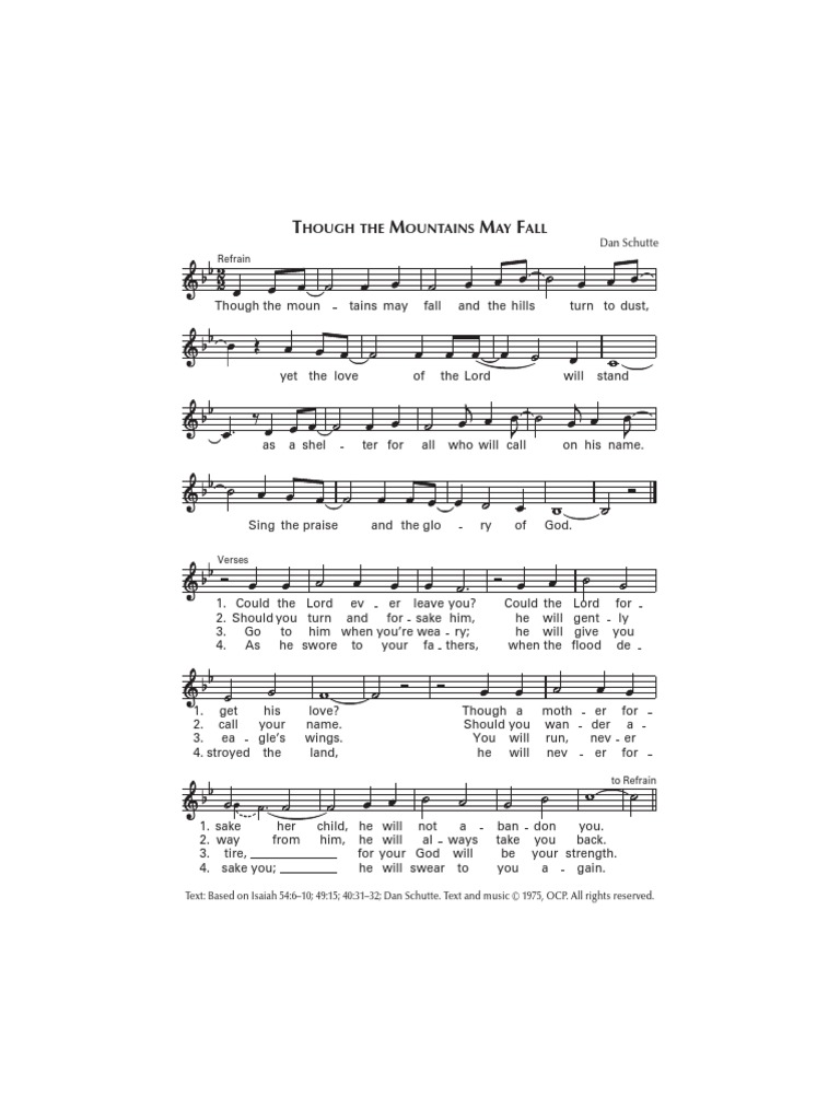 Though The Mountains | PDF