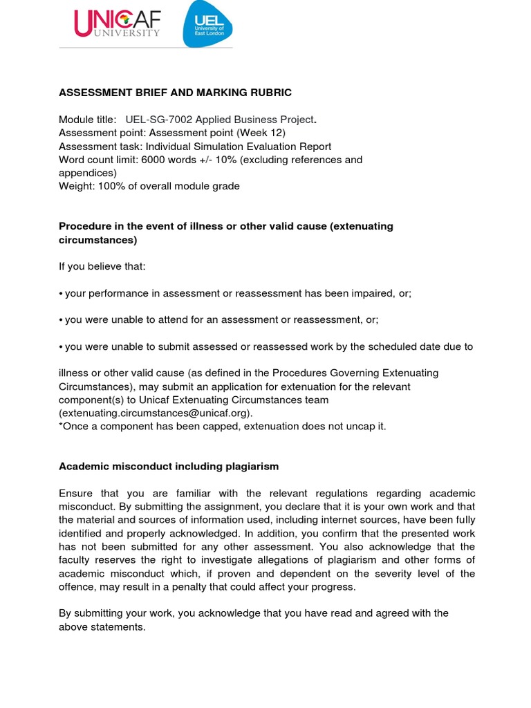 Assessment Brief for Assessment Point | PDF | Cognition | Science
