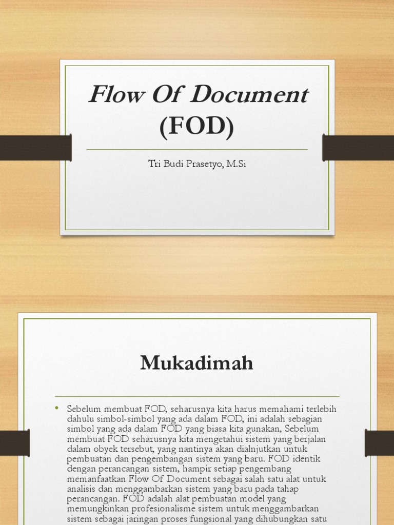 Simbol-simbol Dasar dalam Flow of Document (FOD) dan Penjelasan Singkatnya | PDF