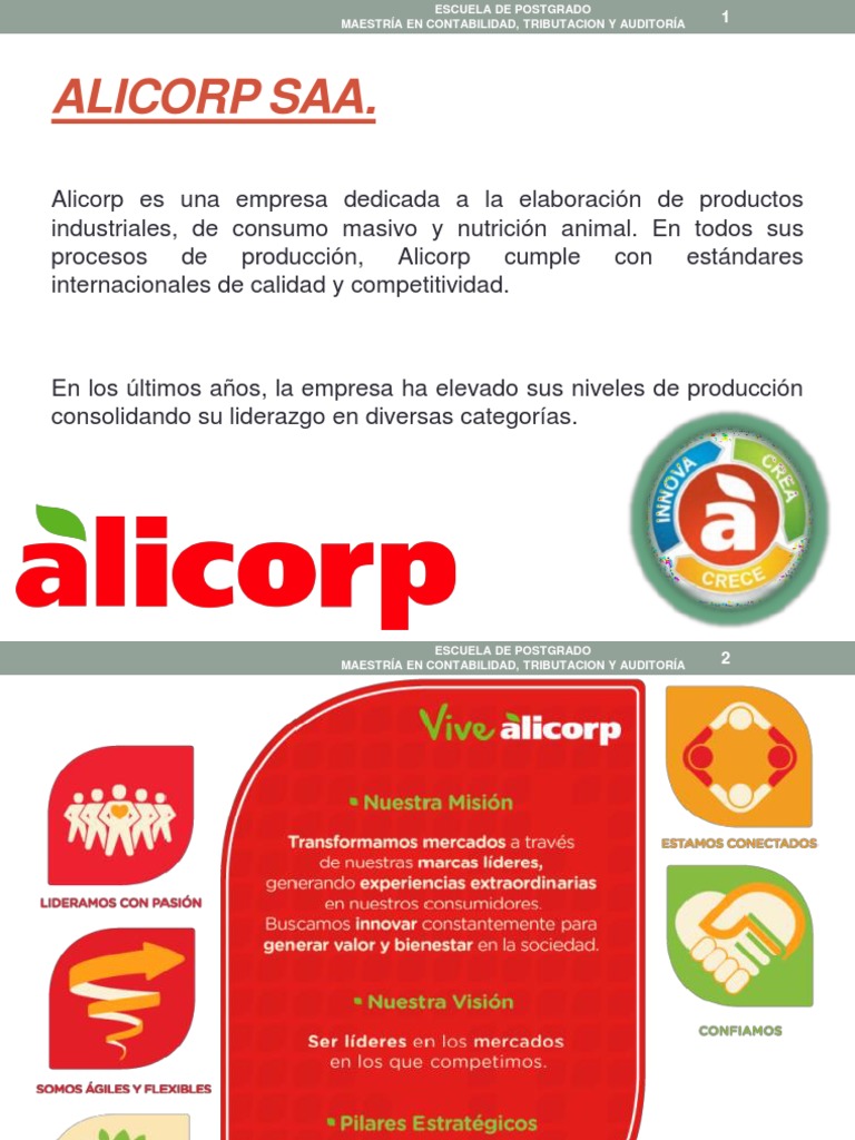 Alicorp Sa | PDF | Negocios | Finanzas y dinero