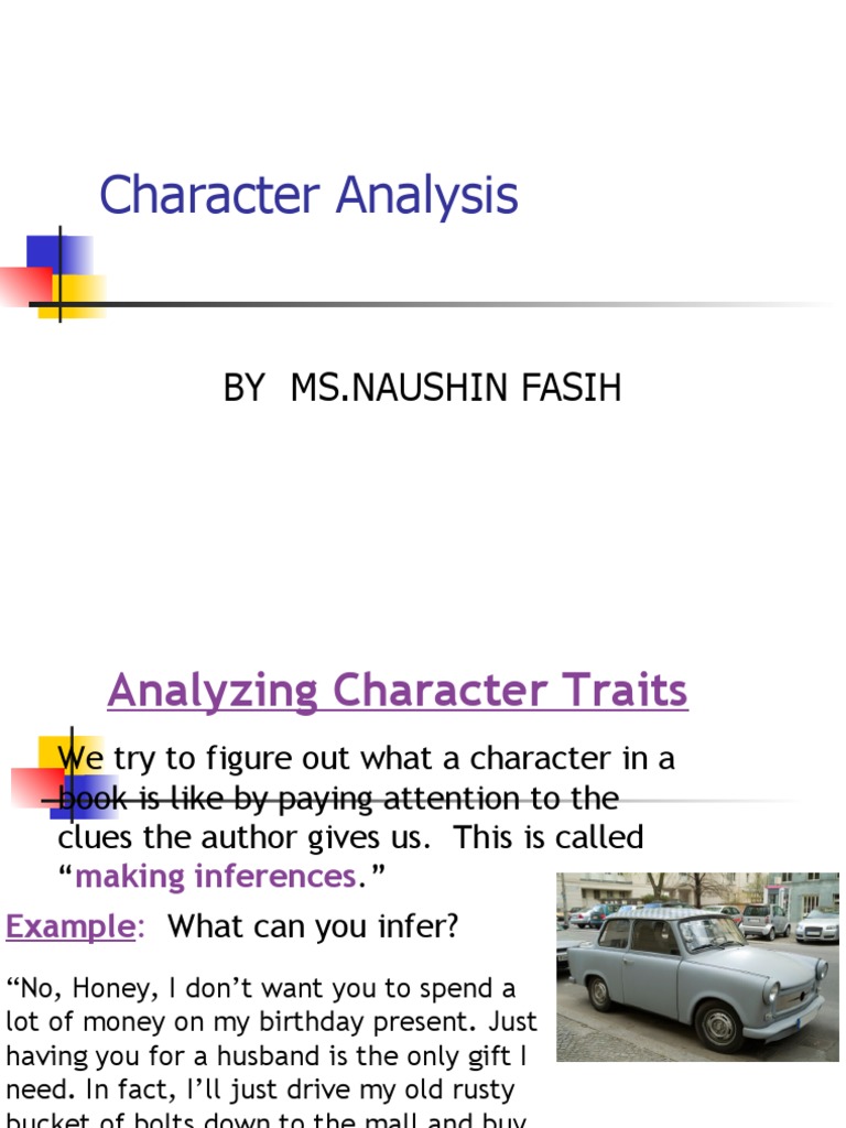 Character Analysis | PDF