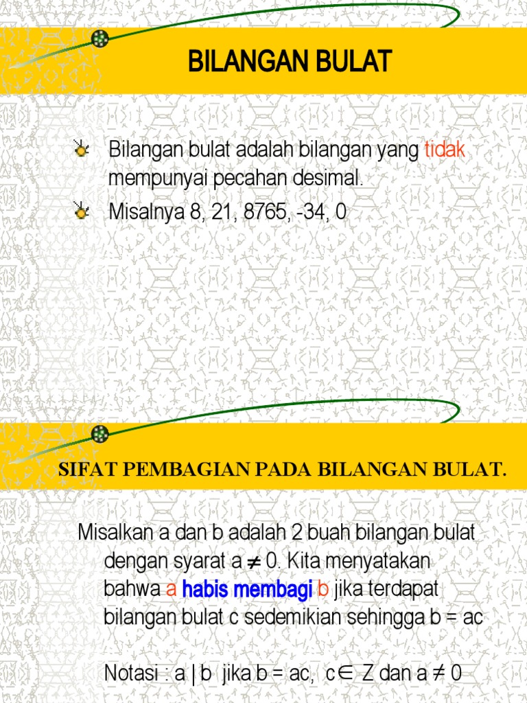 Teori Bilangan Bulat | PDF