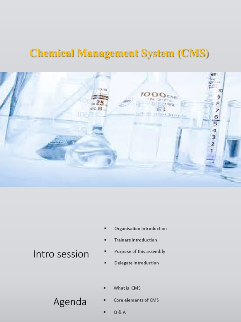 CMS - Trg. Material | PDF | Regulatory Compliance | Risk Assessment