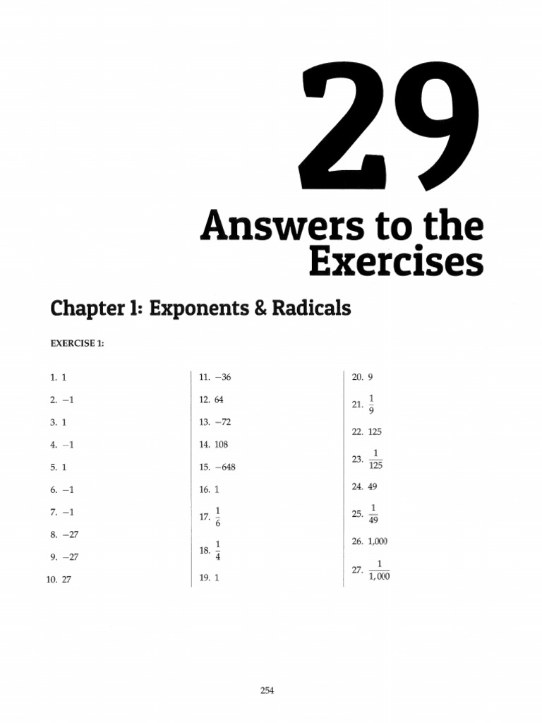 SAT Math Answers | PDF